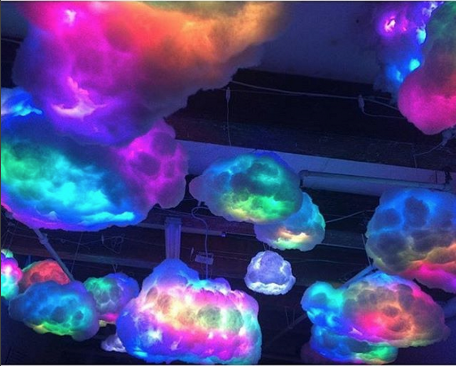 RGB Cloud Lamp繽紛雲團燈 讓空間增添浪漫氛圍 - 大丈夫週記::486部落格