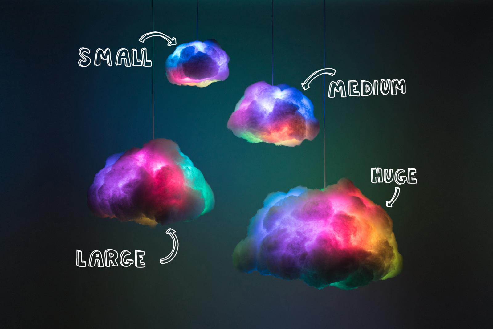 RGB Cloud Lamp繽紛雲團燈 讓空間增添浪漫氛圍 - 大丈夫週記::486部落格