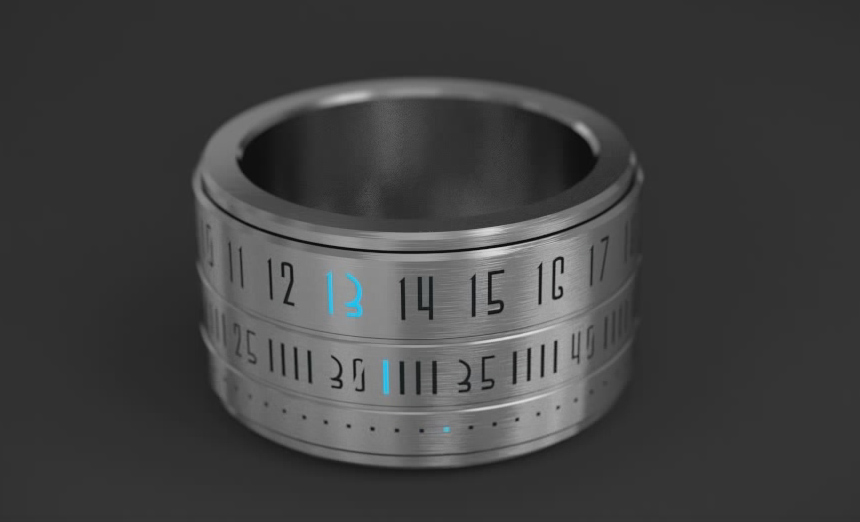 Ring Clock將時鐘與戒指兩者合而為一 - 大丈夫週記::486部落格