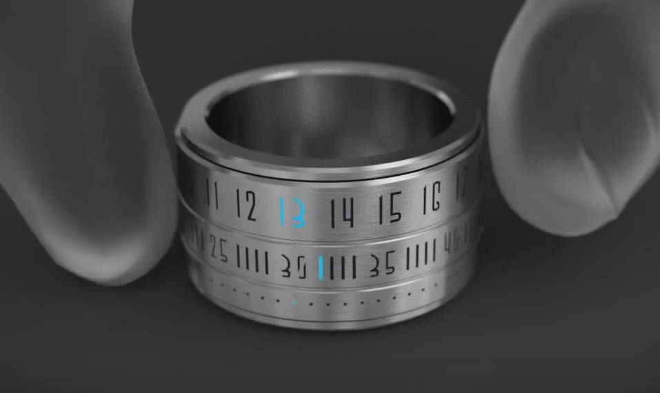 Ring Clock將時鐘與戒指兩者合而為一 - 大丈夫週記::486部落格